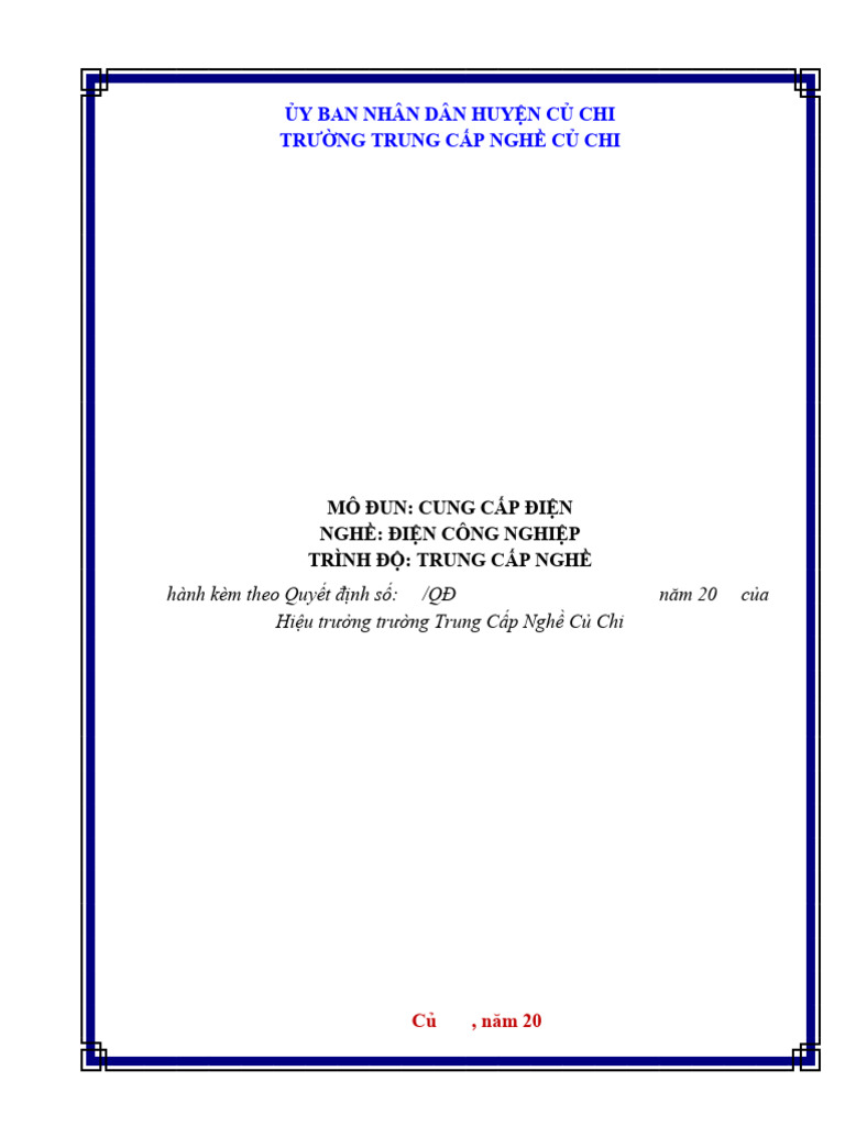 13 - Cung Cap Dien 2024 | PDF