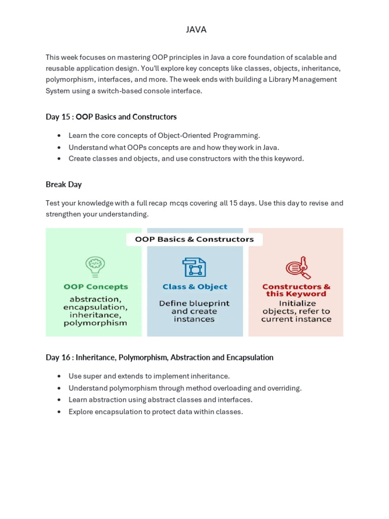 Java Week 3 | PDF | Inheritance (Object Oriented Programming) | Method ...