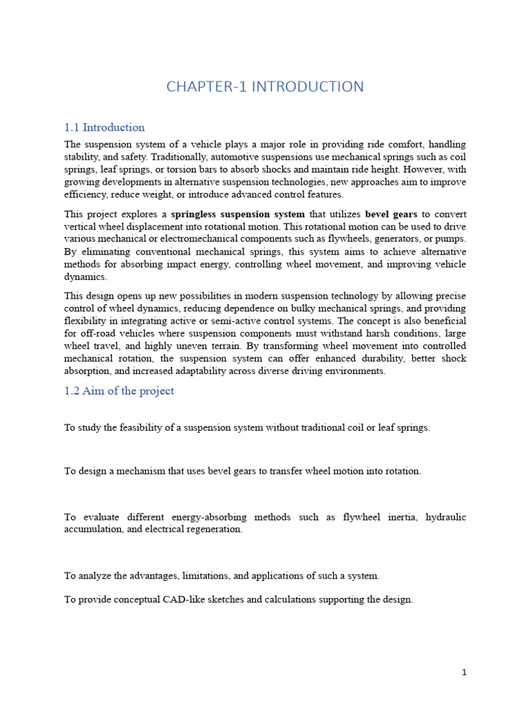 Springless Car Suspension 6-11 | PDF | Gear | Axle