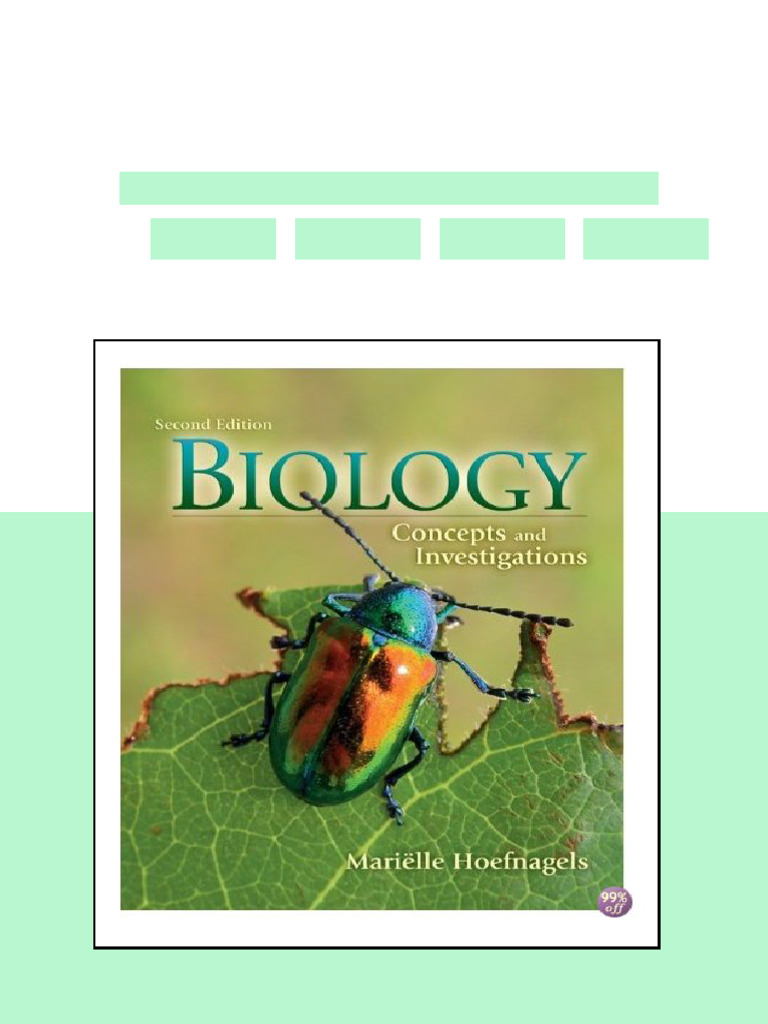 Test Bank for Biology Concepts and Investigations 2nd Edition by ...