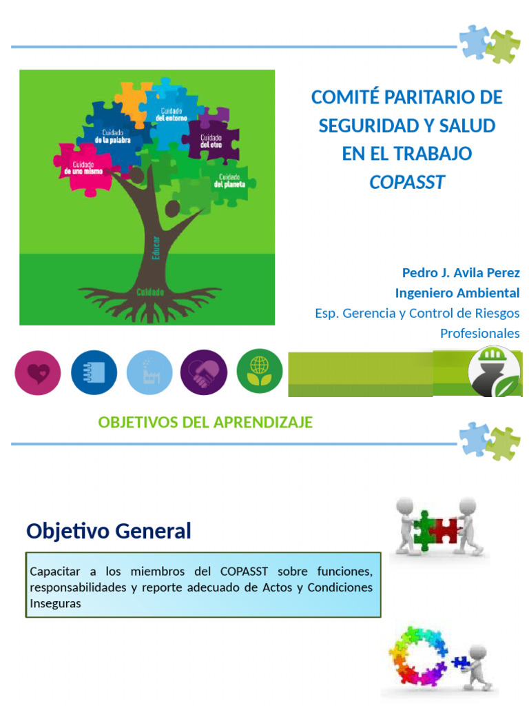 Presentación COPASST | PDF | Seguridad y salud ocupacional | Higiene
