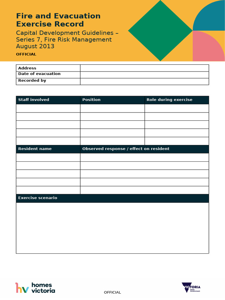 Fire Services - Fire and Evacuation Exercise | PDF