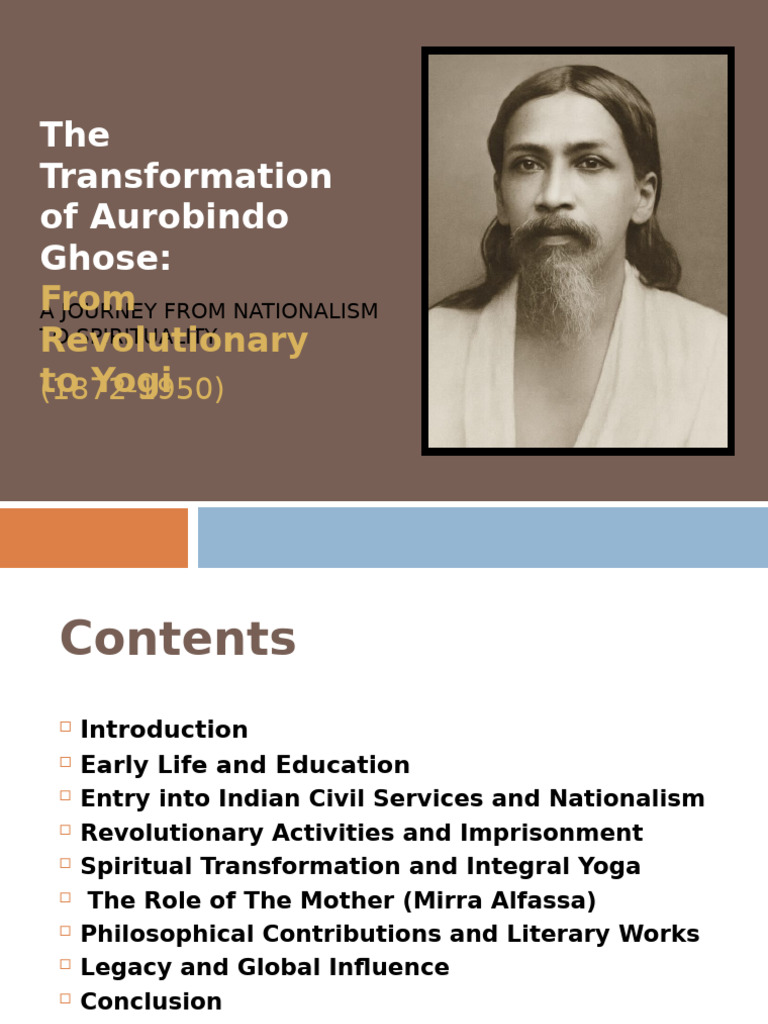 Aurobindo Ghose | PDF | Sri Aurobindo | Spirituality