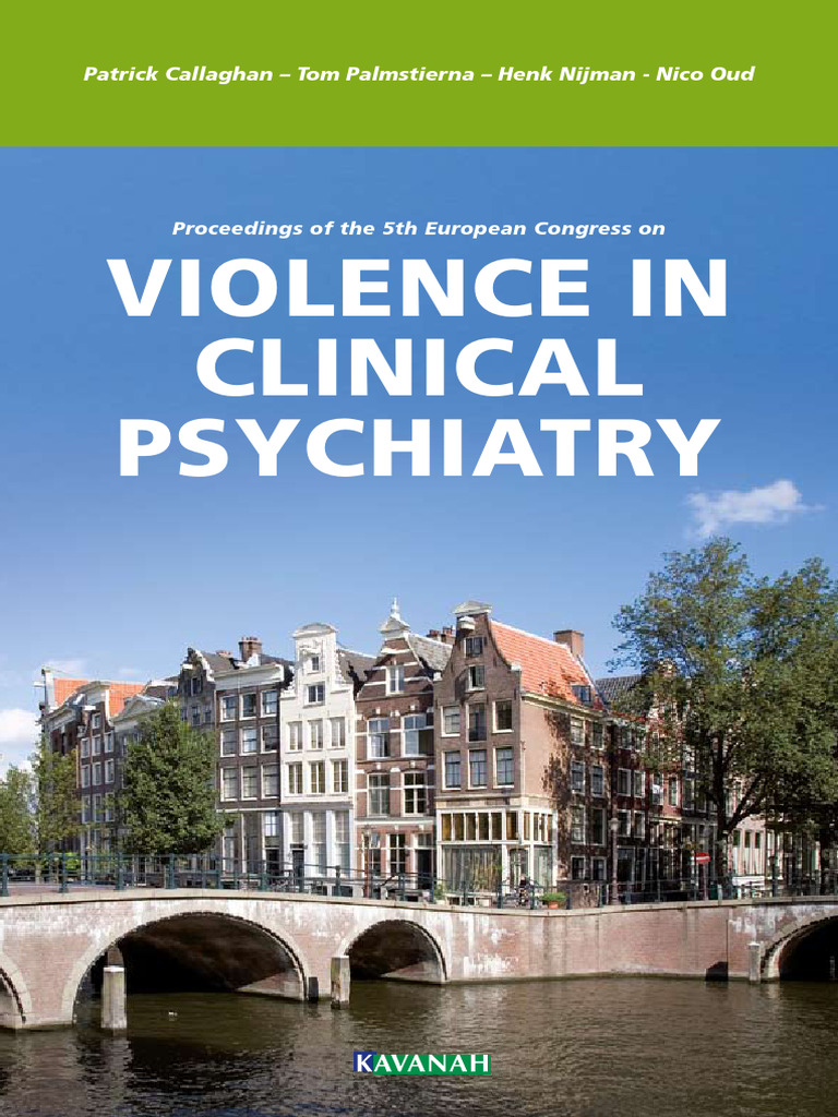 BOOK Violence in Clinical Psychiatry 2007 | PDF | Psychiatry ...
