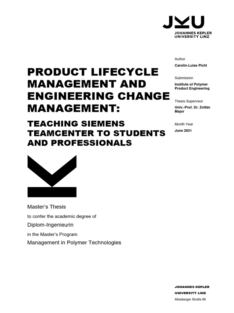 Product Lifecycle Management and Engineering Change Management | PDF ...