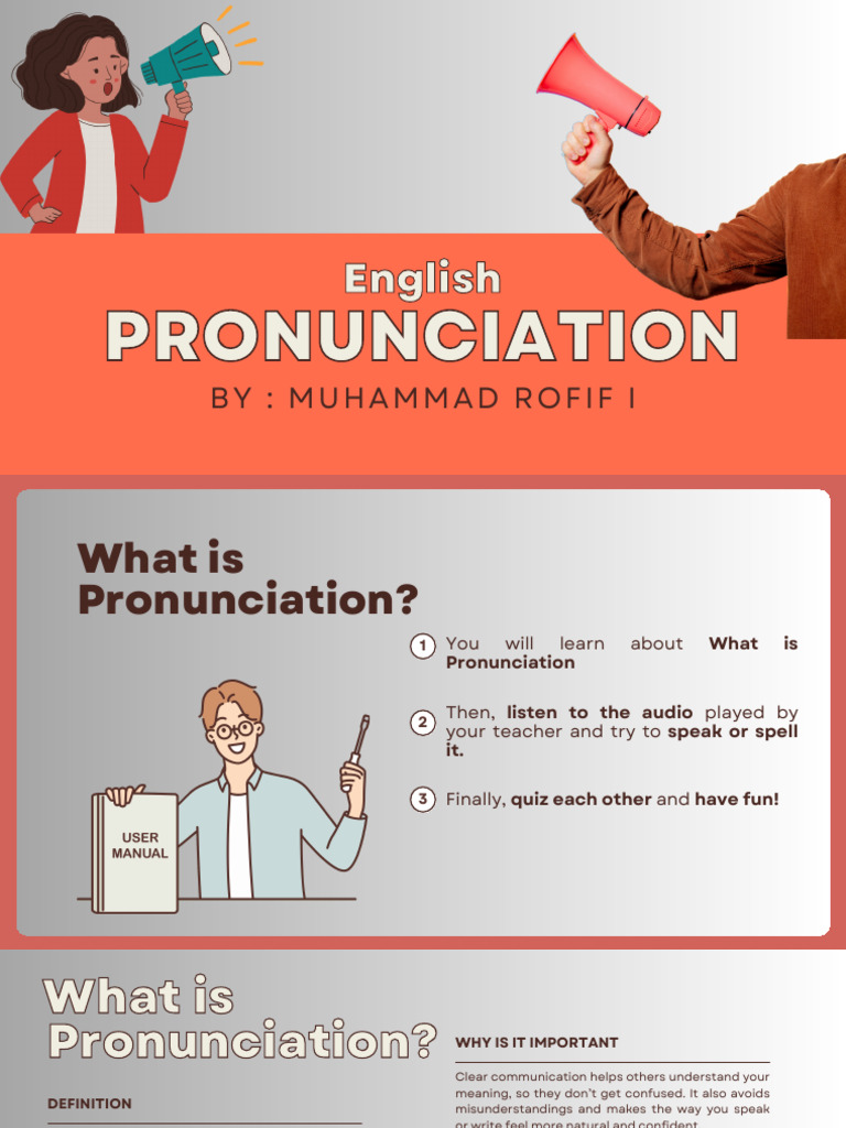 Red & Cream English Consonants Pronunciation RP Revision Quiz ...