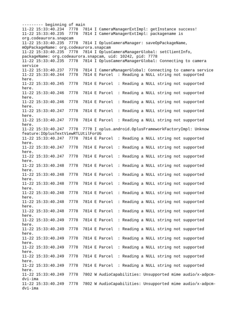 Log Cat 1763814820159 | PDF | Software | Computing