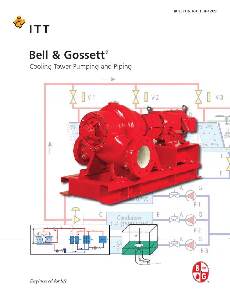 Cooling Tower Pumping and Piping | PDF | Pump | Pressure