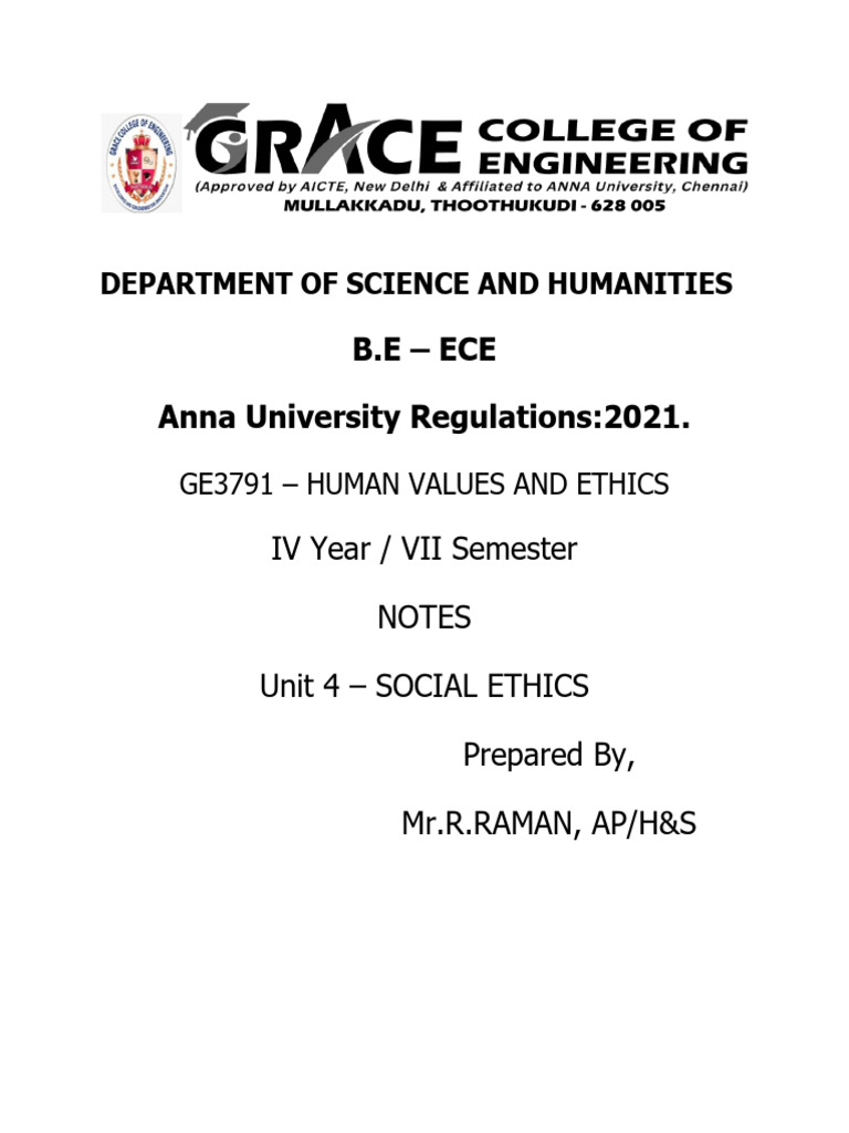 Vii H&s Ge3791 Unit 4 | PDF