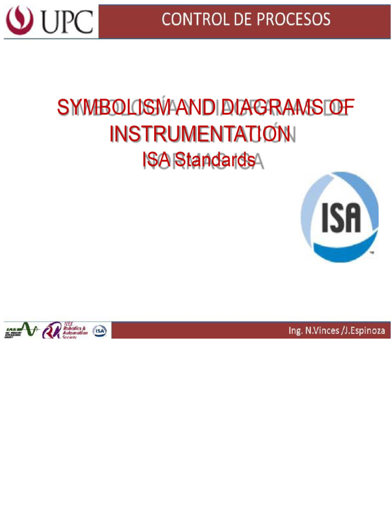 Symbolism and Instrumentation Diagrams of ISA Standards | PDF | Instrumentation | Programmable ...