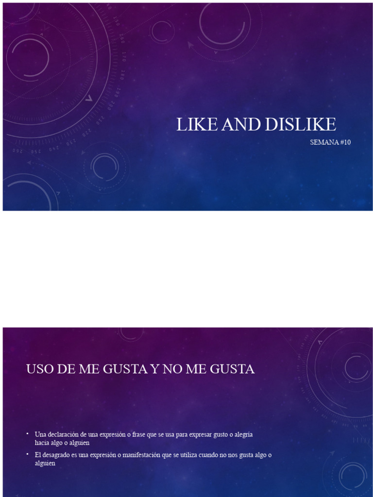 Gustar y no gustar | PDF | Verbo | Asunto (gramática)
