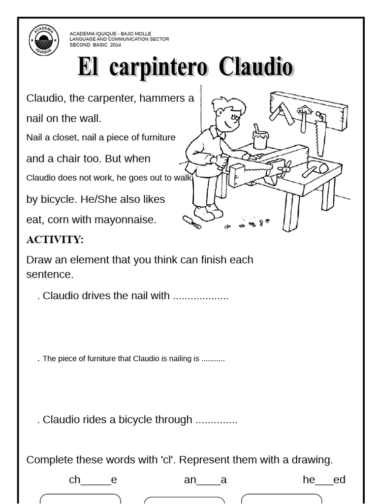 Reading The Carpenter Claudio | PDF