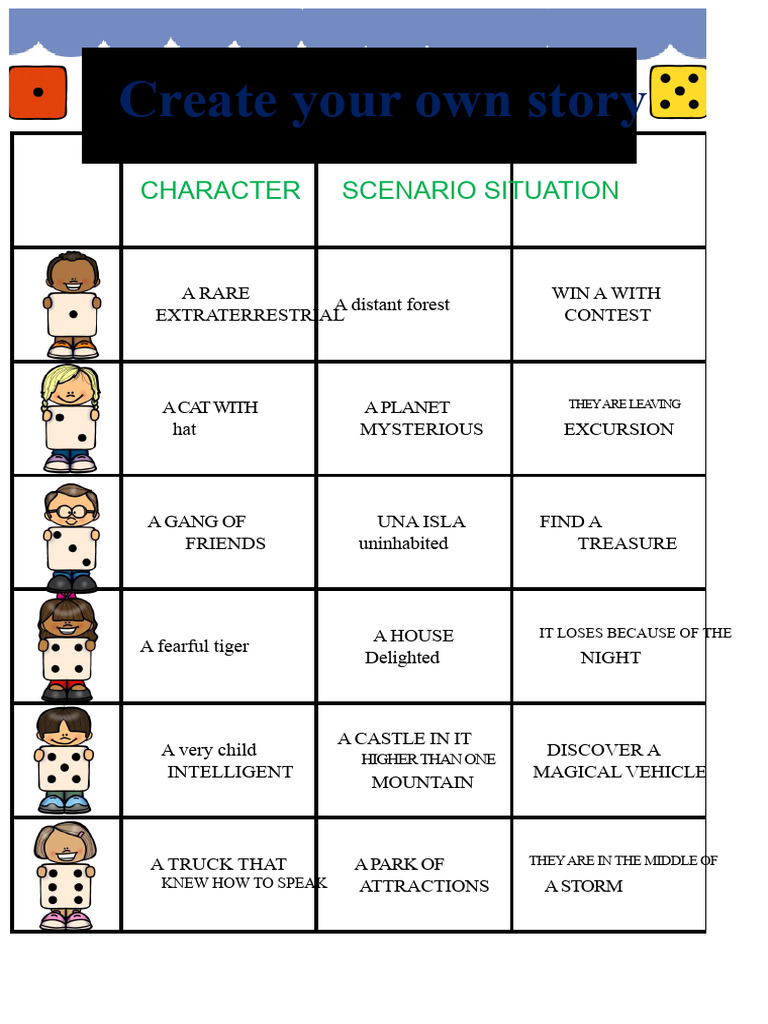 Create Your Own Story EXAMPLE EDITABLE | PDF
