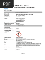 Simple Green Industrial Cleaner SDS | PDF | Occupational Safety And ...