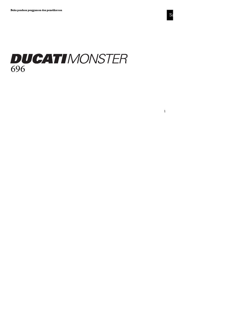 Monster 696 | PDF