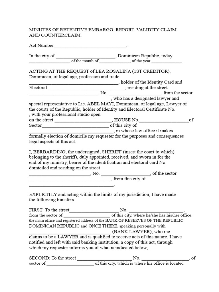 Retaining Embargo Act | PDF | Lawsuit | Common Law
