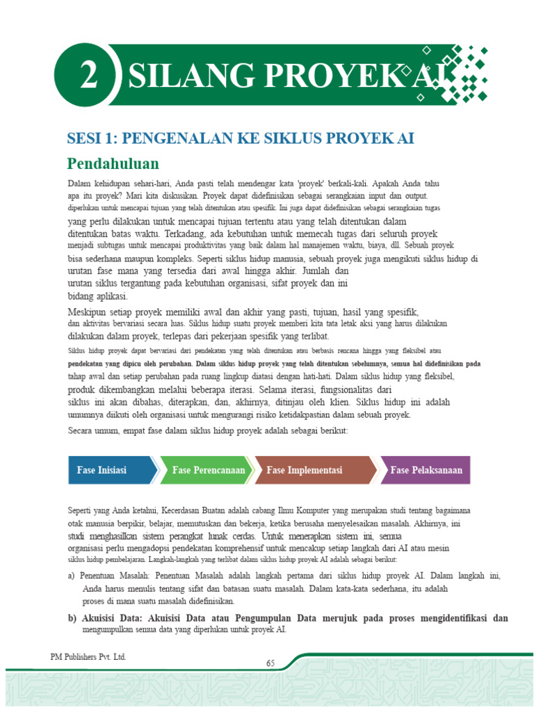 Siklus Hidup Proyek AI | PDF