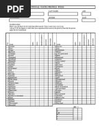 POMS Mood States Questionnaire | PDF | Emotions | Psychology
