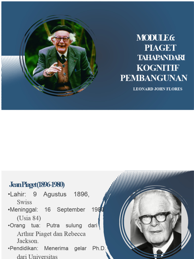 Tahapan Perkembangan Kognitif Piaget | PDF