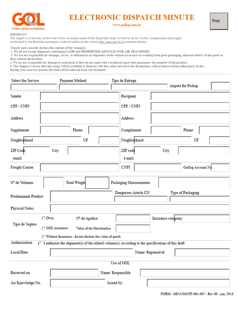 NEW Electronic Dispatch Draft | PDF | Cargo | Freight Transport