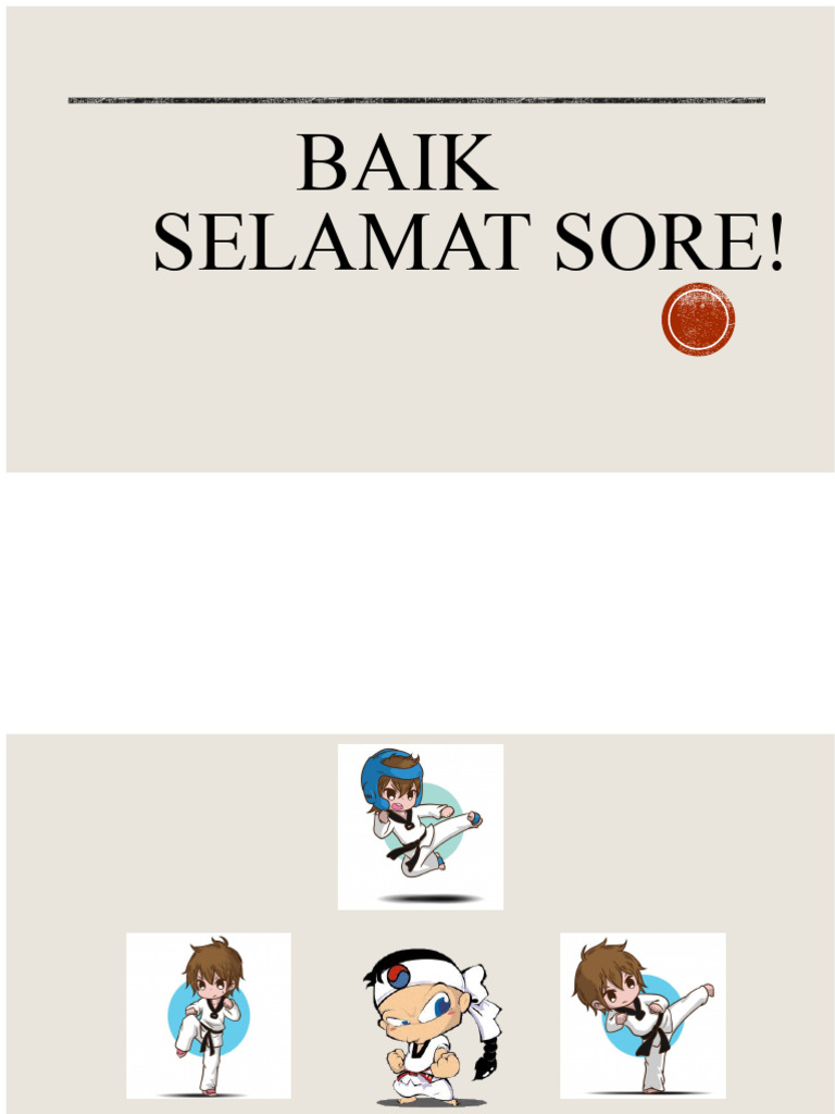 Sejarah dan Aturan Taekwondo | PDF
