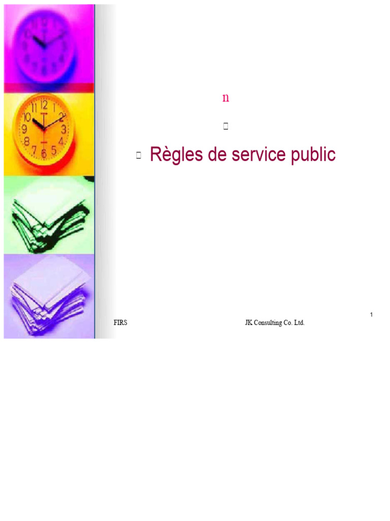 Règles du Service Public et Discipline | PDF | Crimes | Crime et violence
