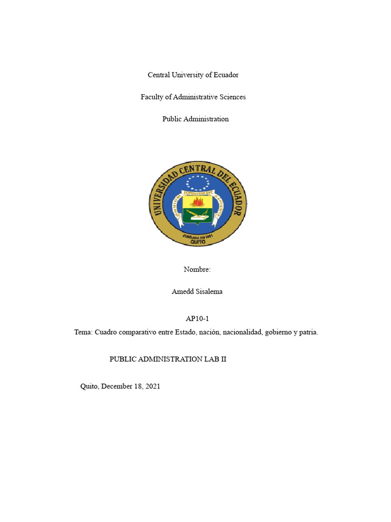 Comparative Table Between State, Nation, Nationality, Government, and ...