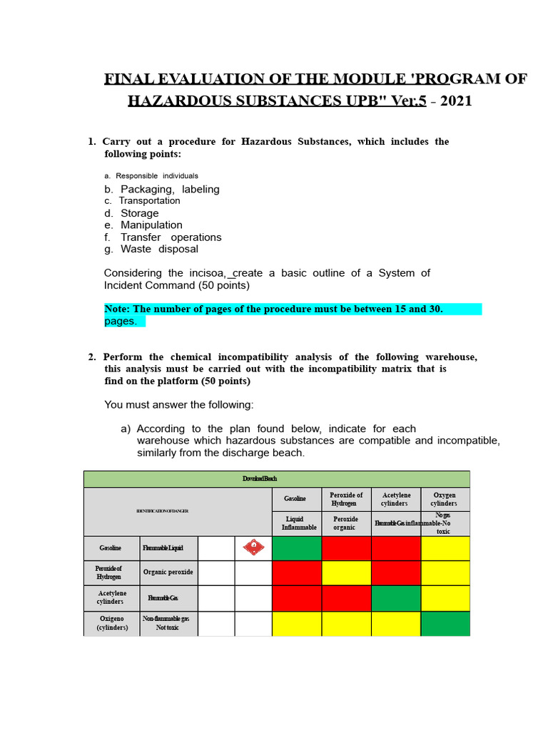 Hazardous Substances Management Guide | PDF | Sodium Hydroxide | Acid