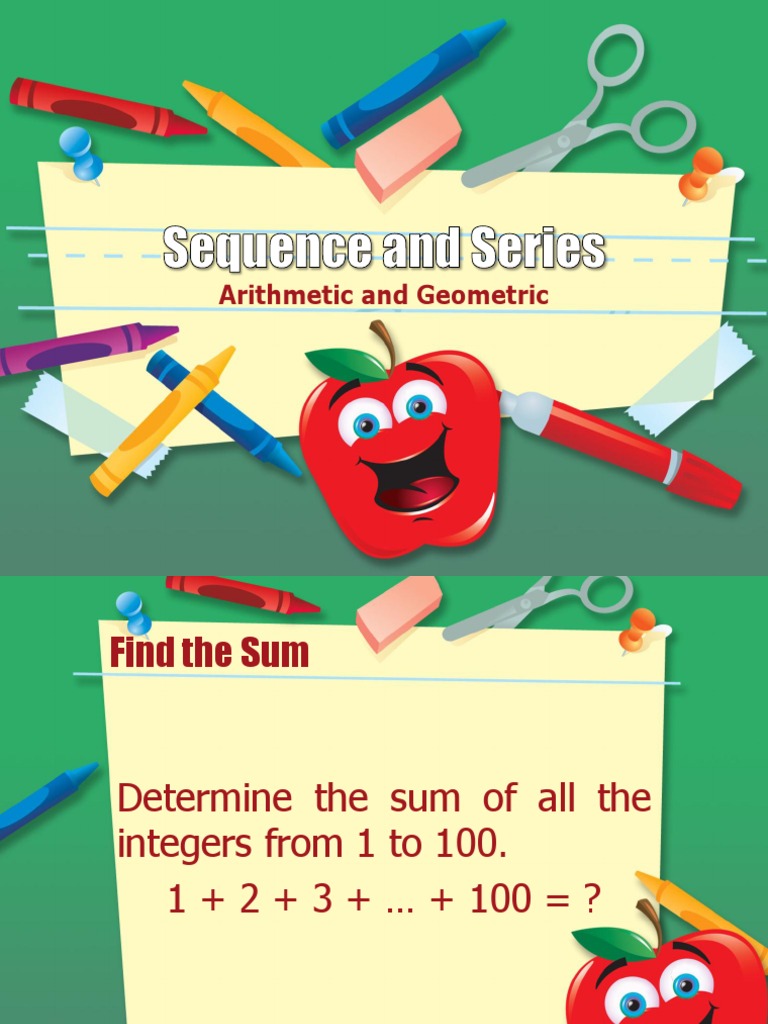 Sequence And Series PDF Summation Discrete Mathematics
