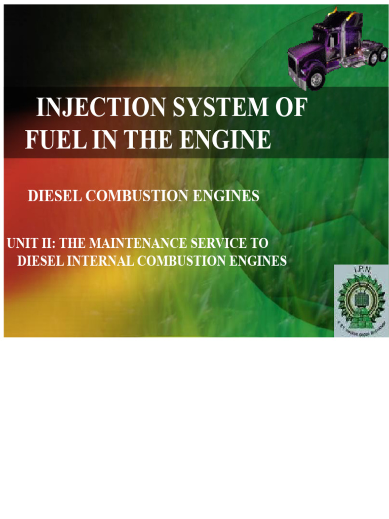 Diesel Engine Fuel Injection Systems | PDF | Fuel Injection | Engines