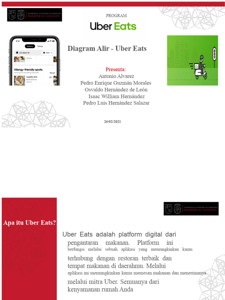 Diagram Alur Uber Eats | PDF