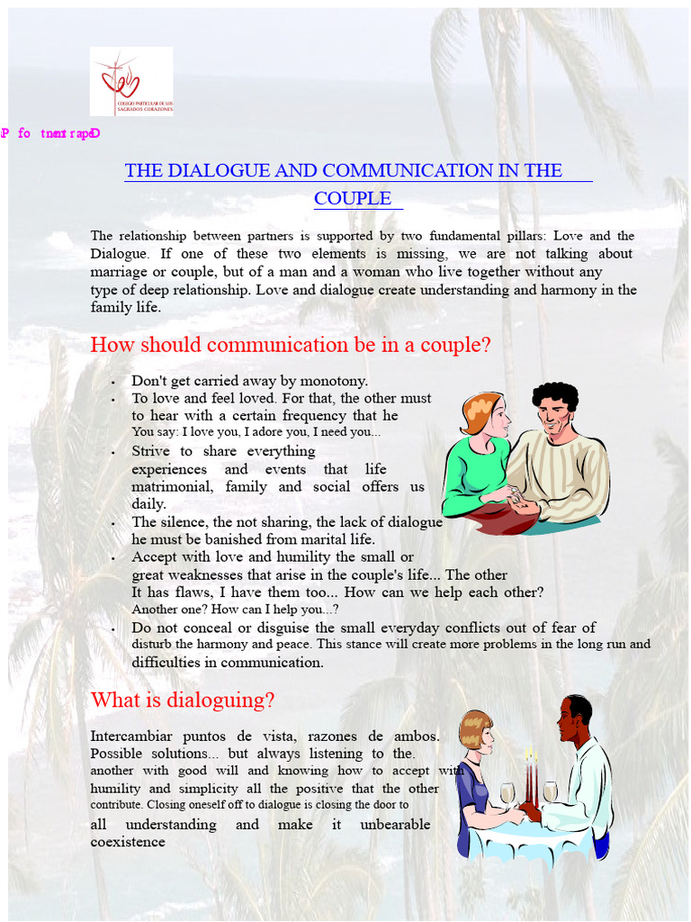 The Dialogue and Communication in The Couple | PDF