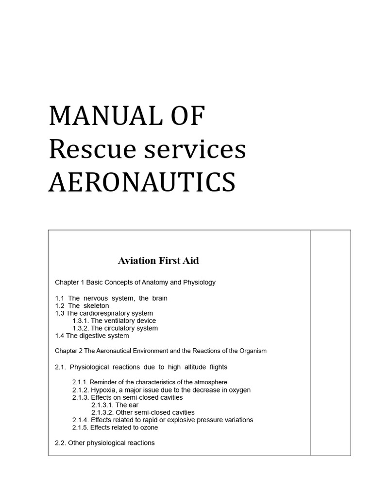 Aviation First Aid Manual Overview | PDF | Circulatory System | Artery
