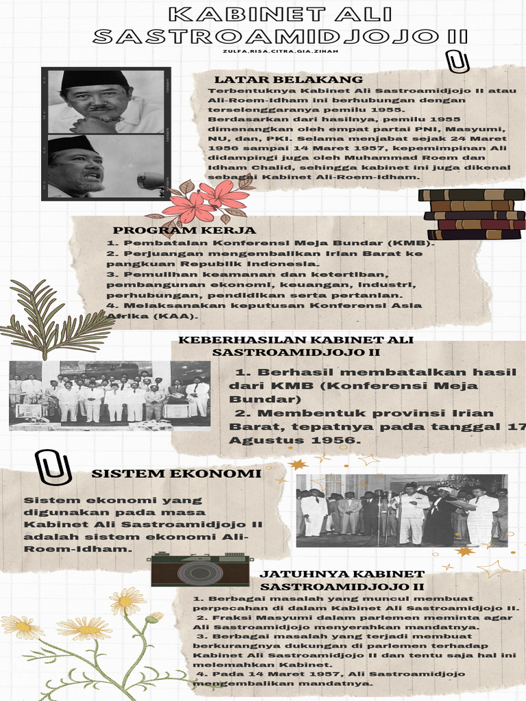 Kabinet Ali Sastroamidjojo II 1956-1957 | PDF