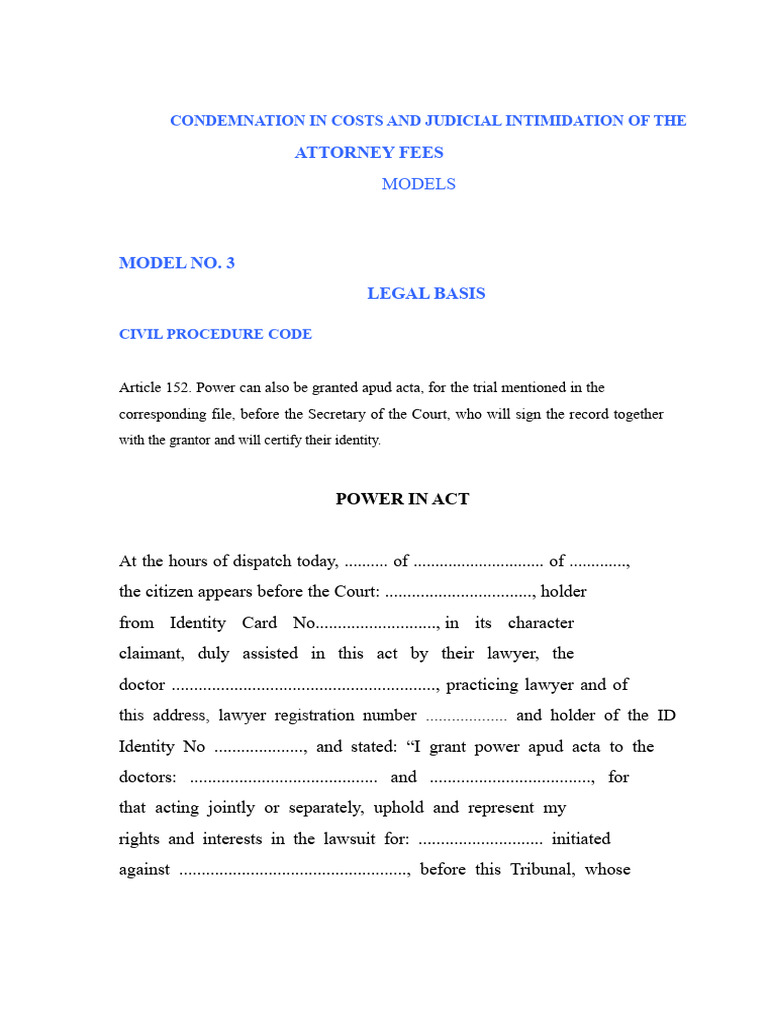 655 Power Before Act | PDF | Lawsuit | Lawyer