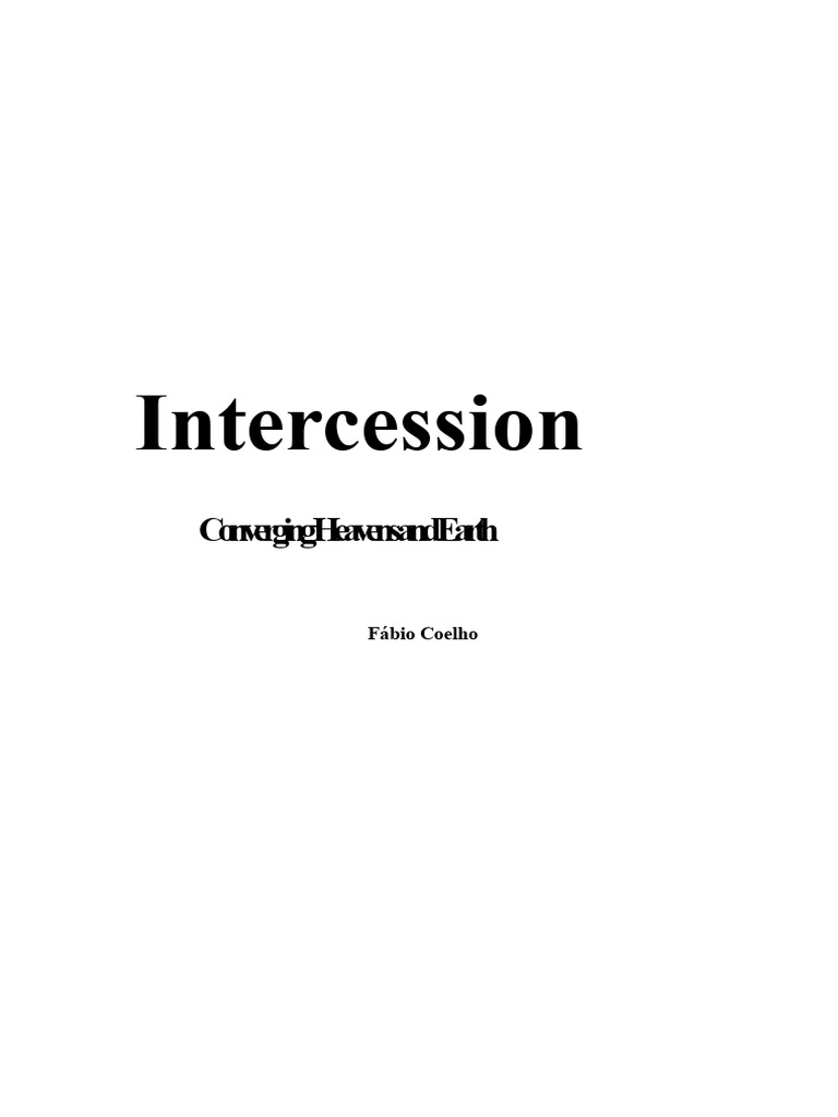 Intercession: A Guide to Redemption | PDF | Heaven | Satan