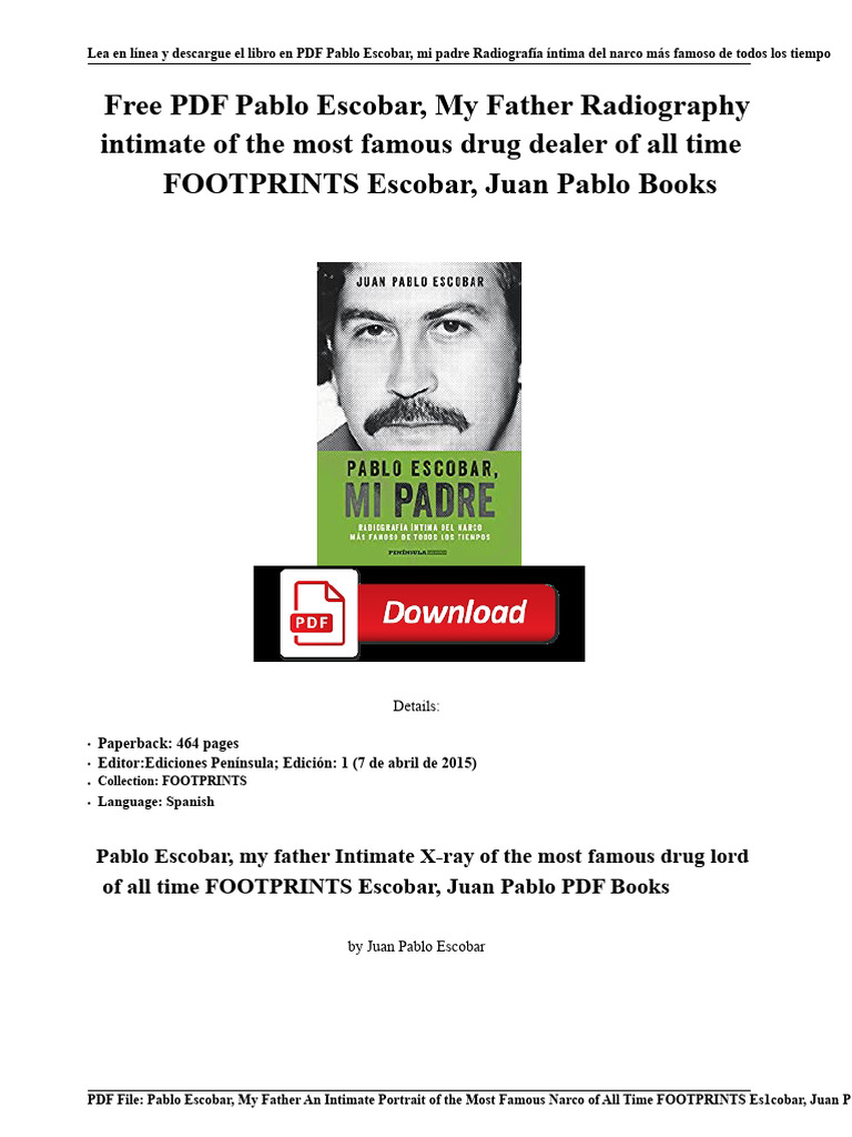 Pablo Escobar My Father Radio | PDF