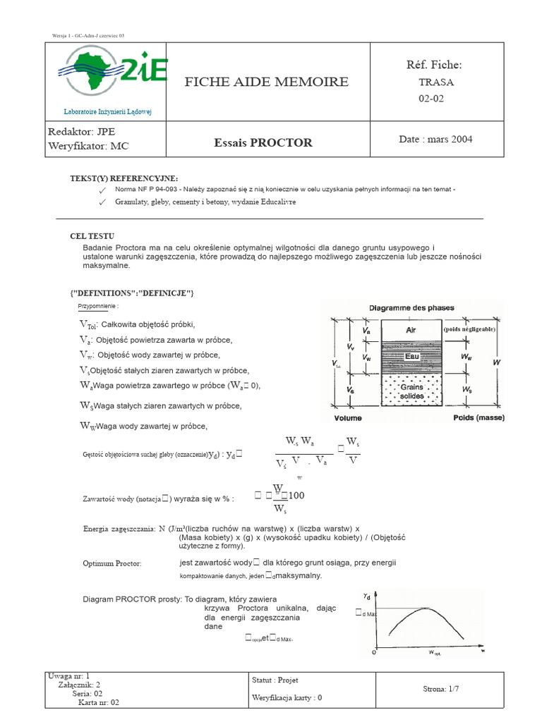 Essai Proctor | PDF