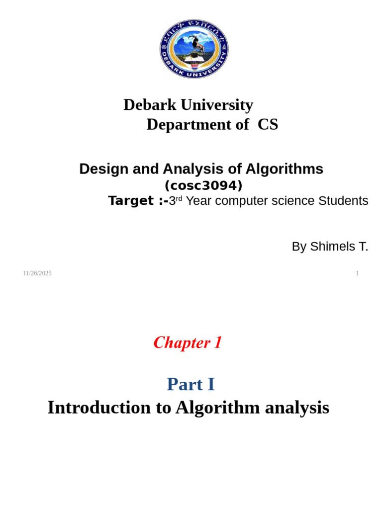 Algorithm Chapter 1 Part I-1 | PDF | Variable (Computer Science) | Programming