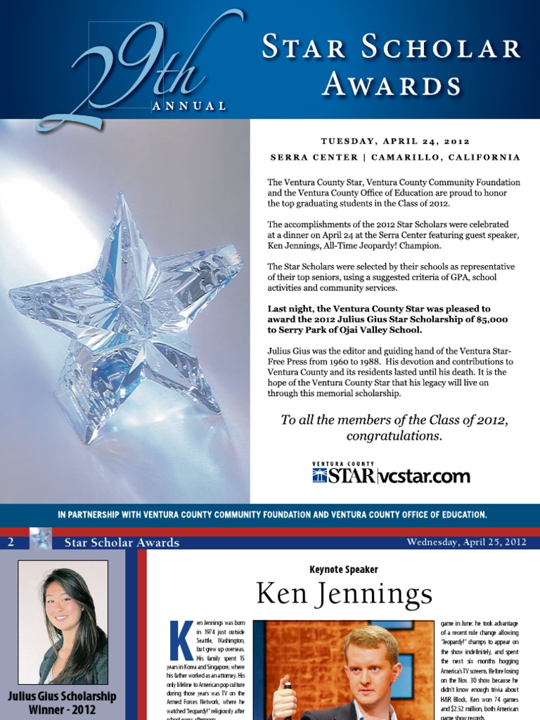 Star Scholar | PDF | University Of California | Schools