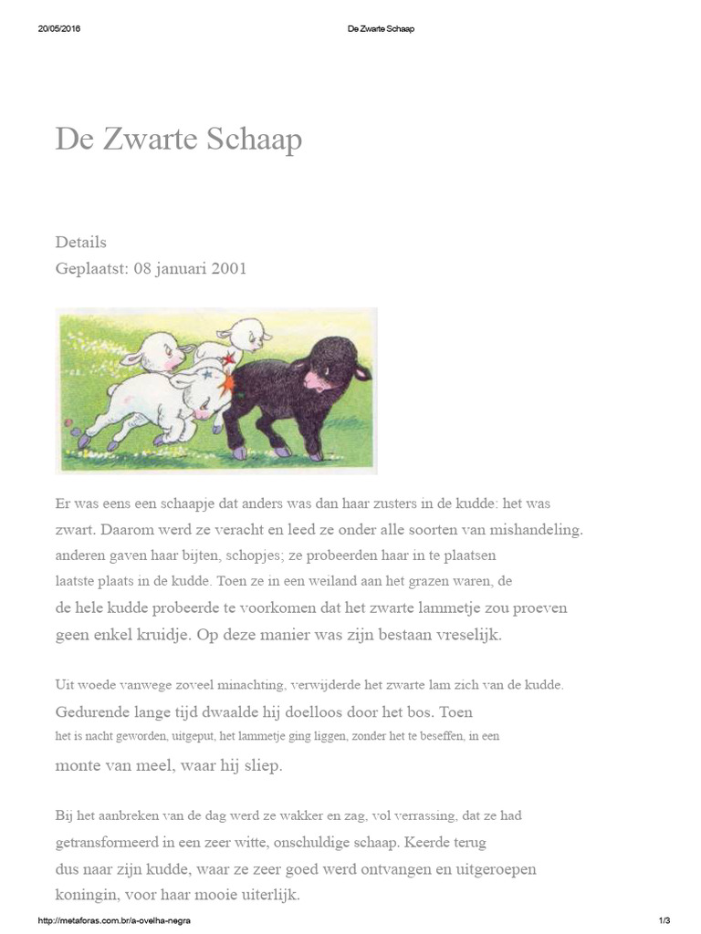 Het Zwarte Schaap | PDF