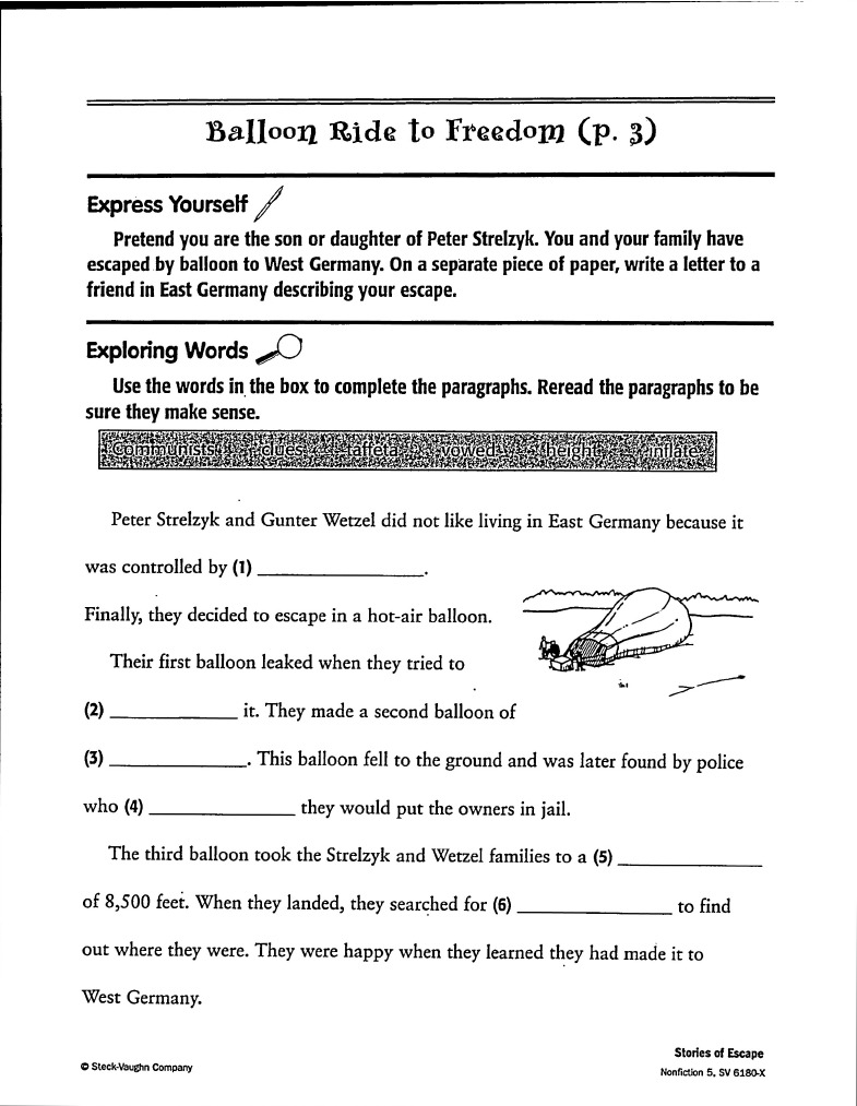 Strelzyk Family's Balloon Escape | PDF | Young Adult