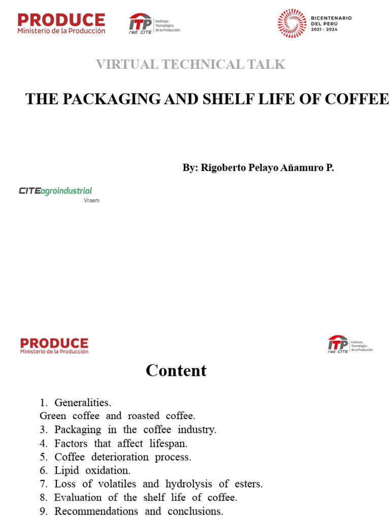 The Packaging and Shelf Life of Coffee 20-01-2023 | PDF | Coffee ...