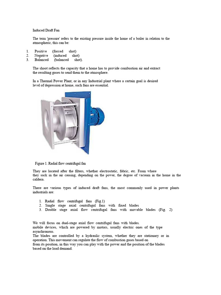 Induced Draft Fan | PDF | Bearing (Mechanical) | Engines