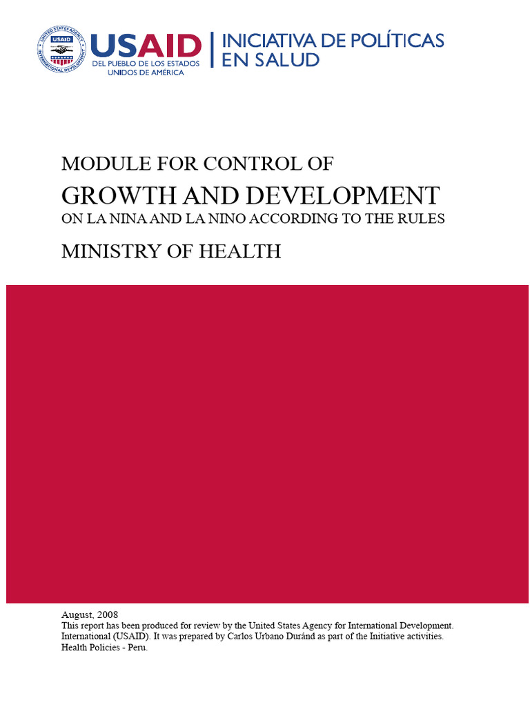 Monograph CRED PDF | PDF | Child Development | Kilogram