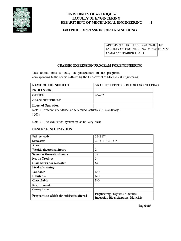 Graphic Expression University of Antioquia Engineering | PDF ...