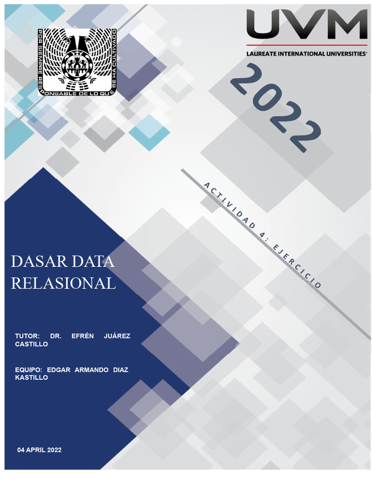 A4 - EADC Latihan Pembuatan Basis Data DLL Basis Data Relasional | PDF