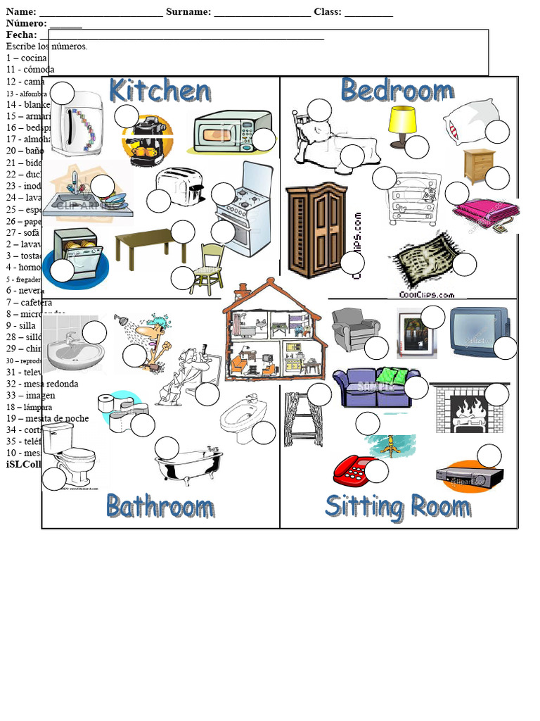Habitaciones y Muebles | PDF