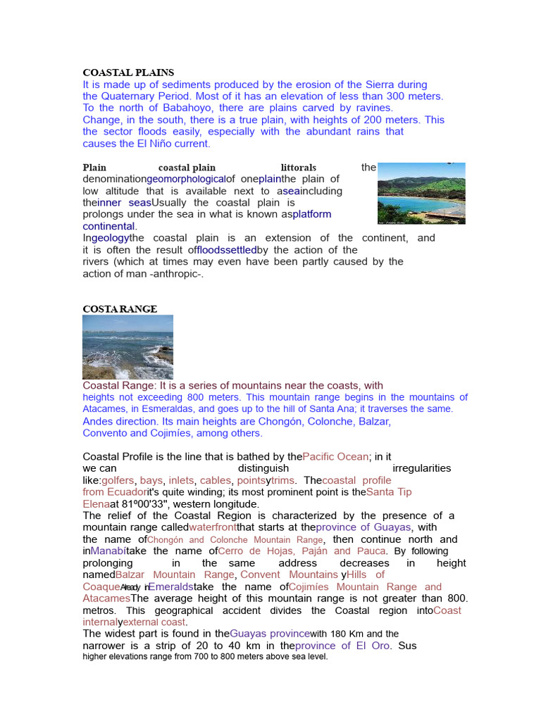 Coastal Plains | PDF