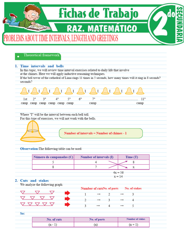 Problems About Time Intervals Length and Greetings For Second Grade of ...
